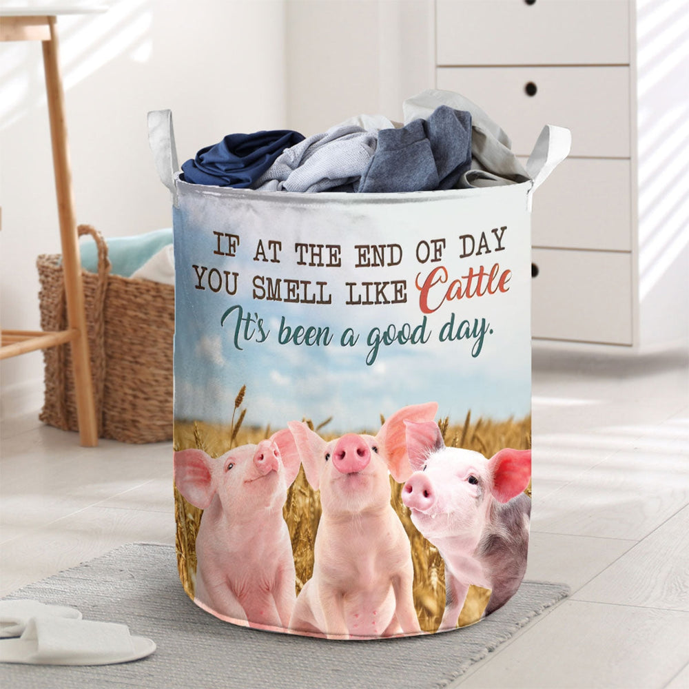 Uni Pig - It's Been A Good Day Laundry Basket – UniJames