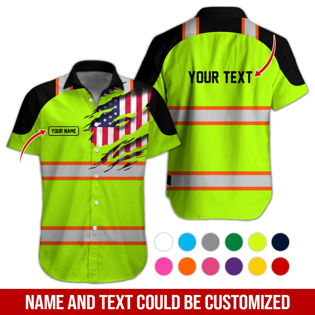 Uni Customized Name And Text Heavy Equipment Uniform 3D Shirt – UniJames