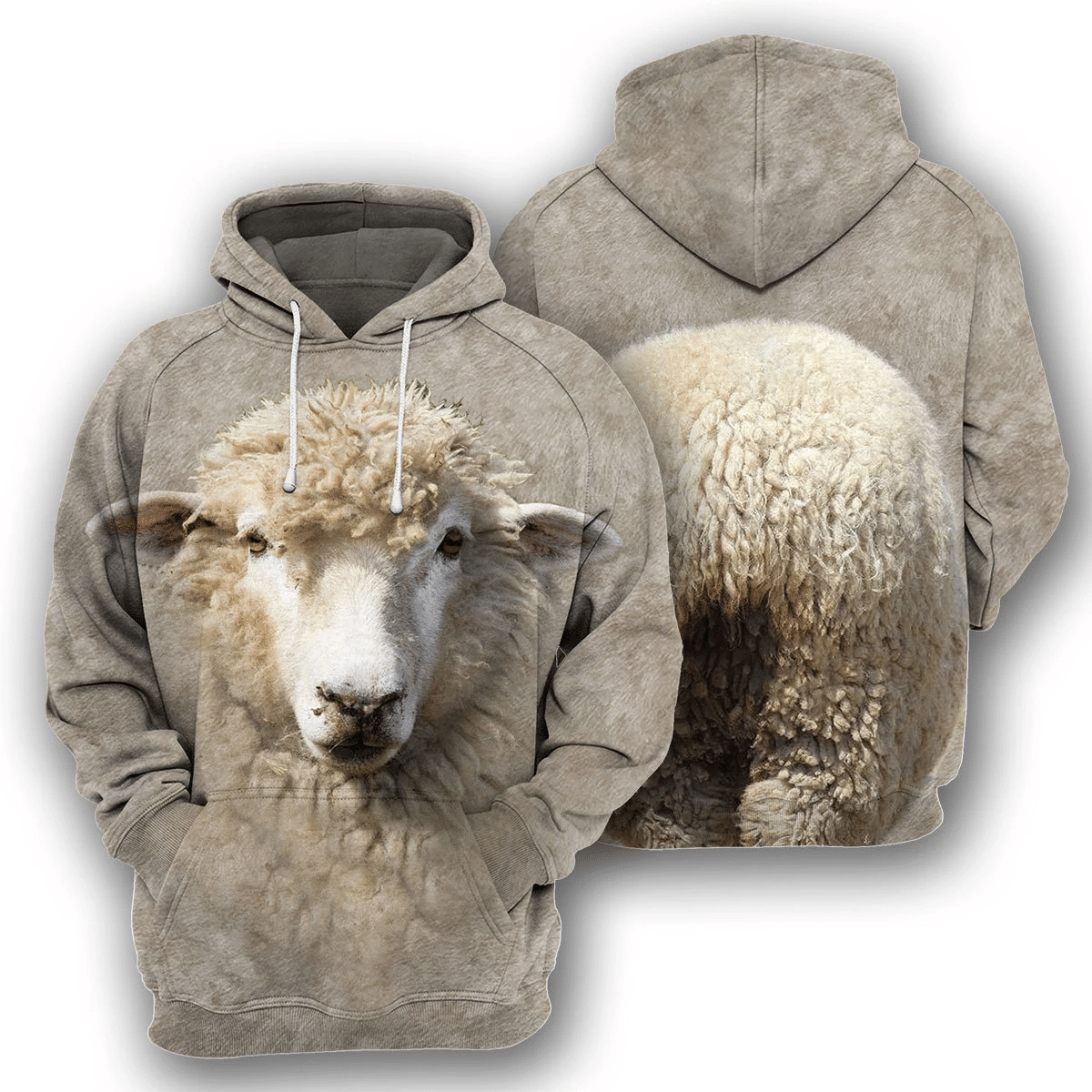Sheep 3D All Over Printed Hoodie – UniJames