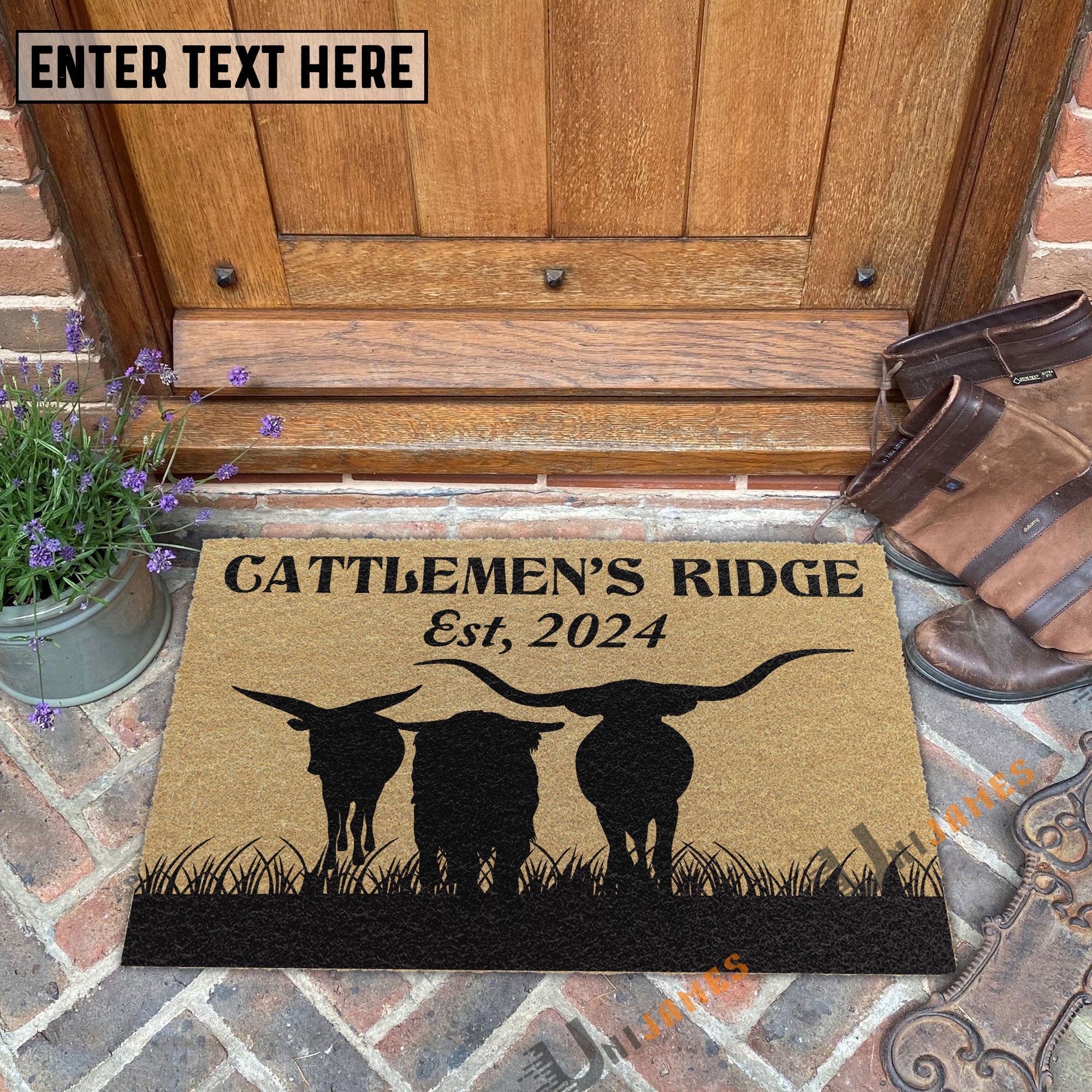 Uni Cattlemen’s Ridge Custom Coir Doormat – UniJames