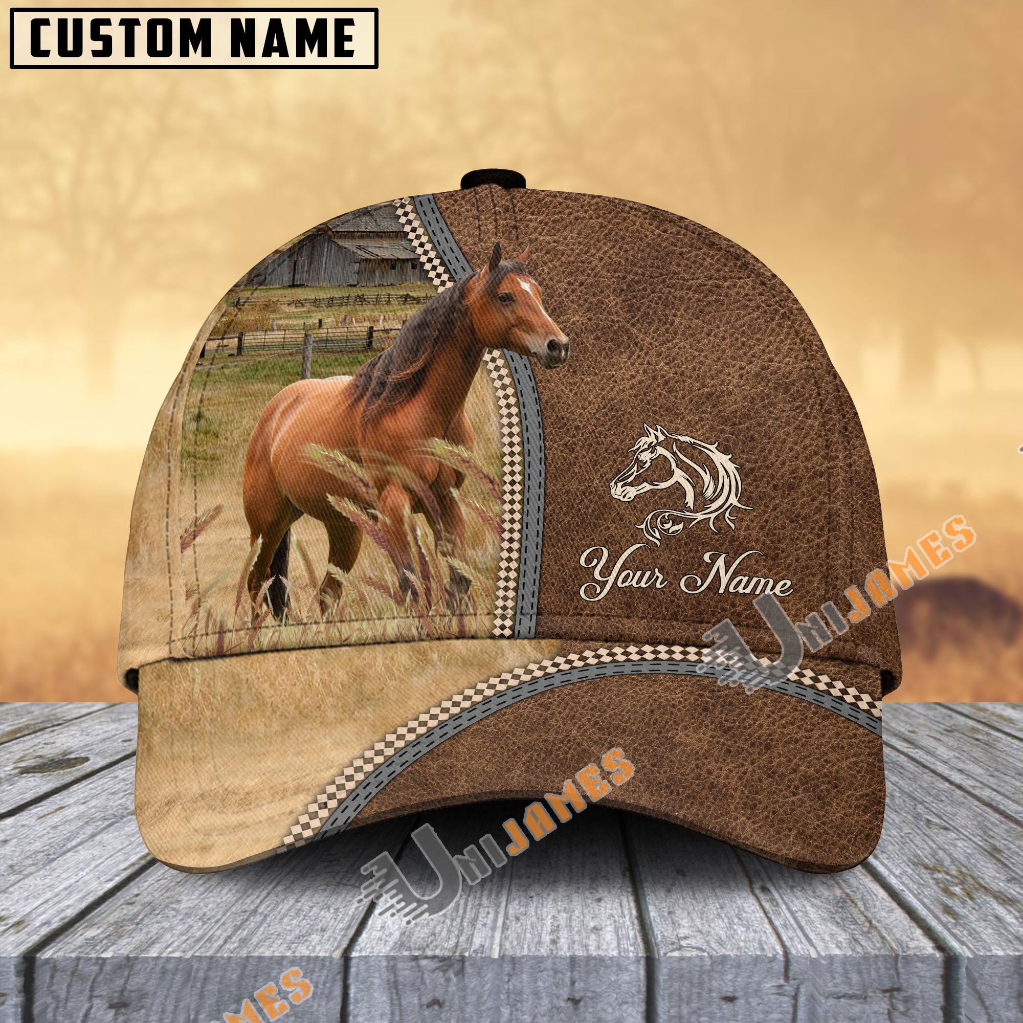 Uni Personalized Name Horse Farming Cap – UniJames