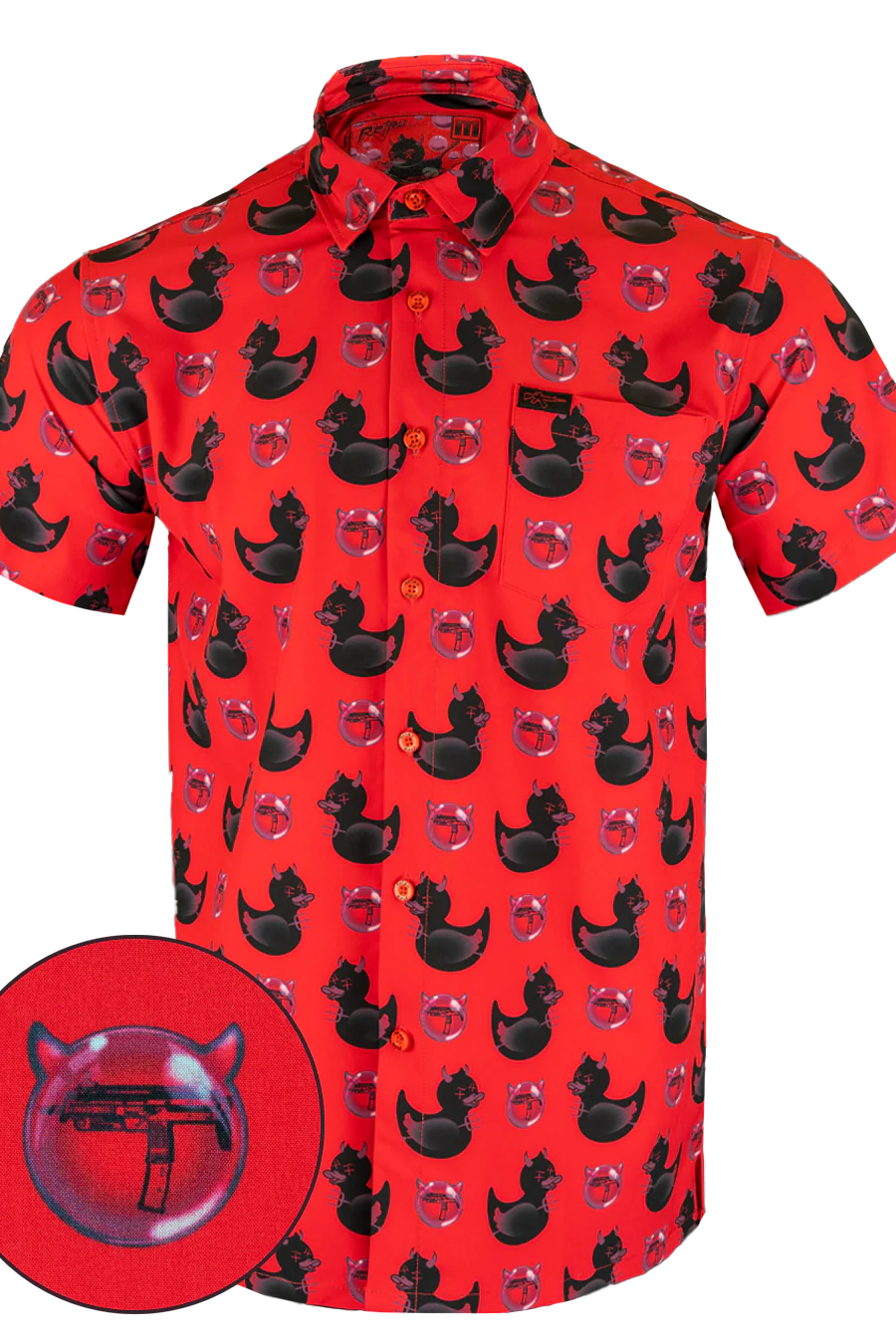 UniJames Comfort Devil Duck Button Down For Men
