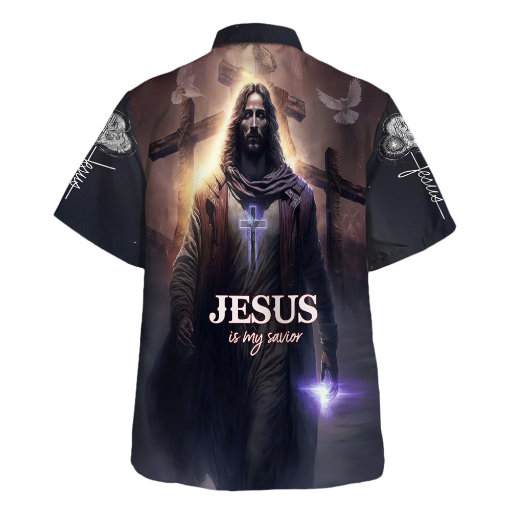 UniJames Jesus Is My Savior Hawaiian Shirt - The Resurrection Of Jesus