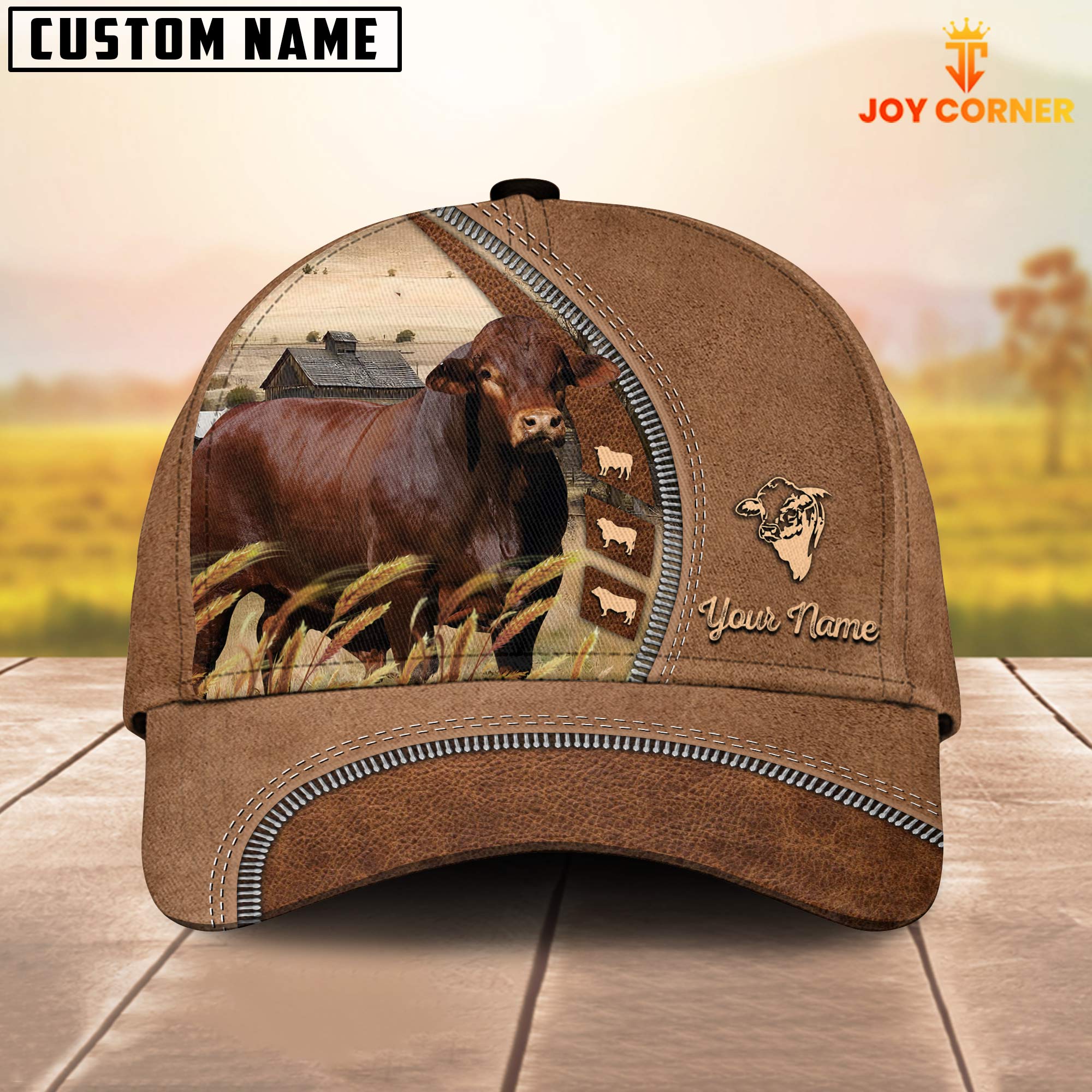 Uni Beefmaster Farming Land Customized Name Cap – UniJames