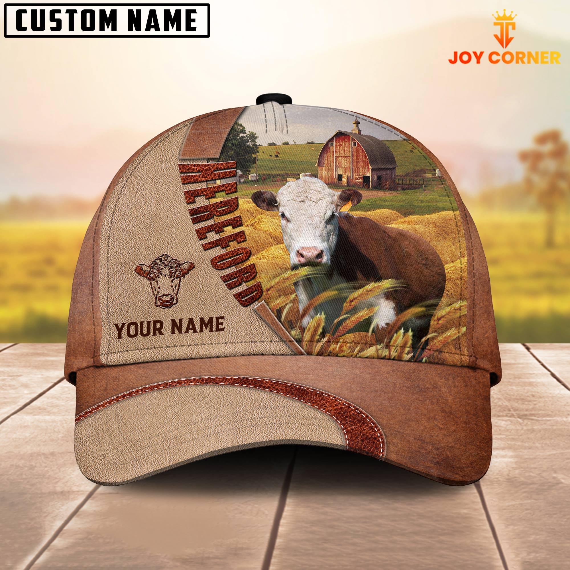 Uni Personalized Name Hereford Farm Barn Cap – UniJames