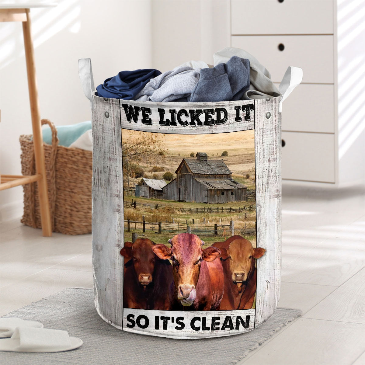 Uni Beefmaster Cow Laundry Basket – UniJames