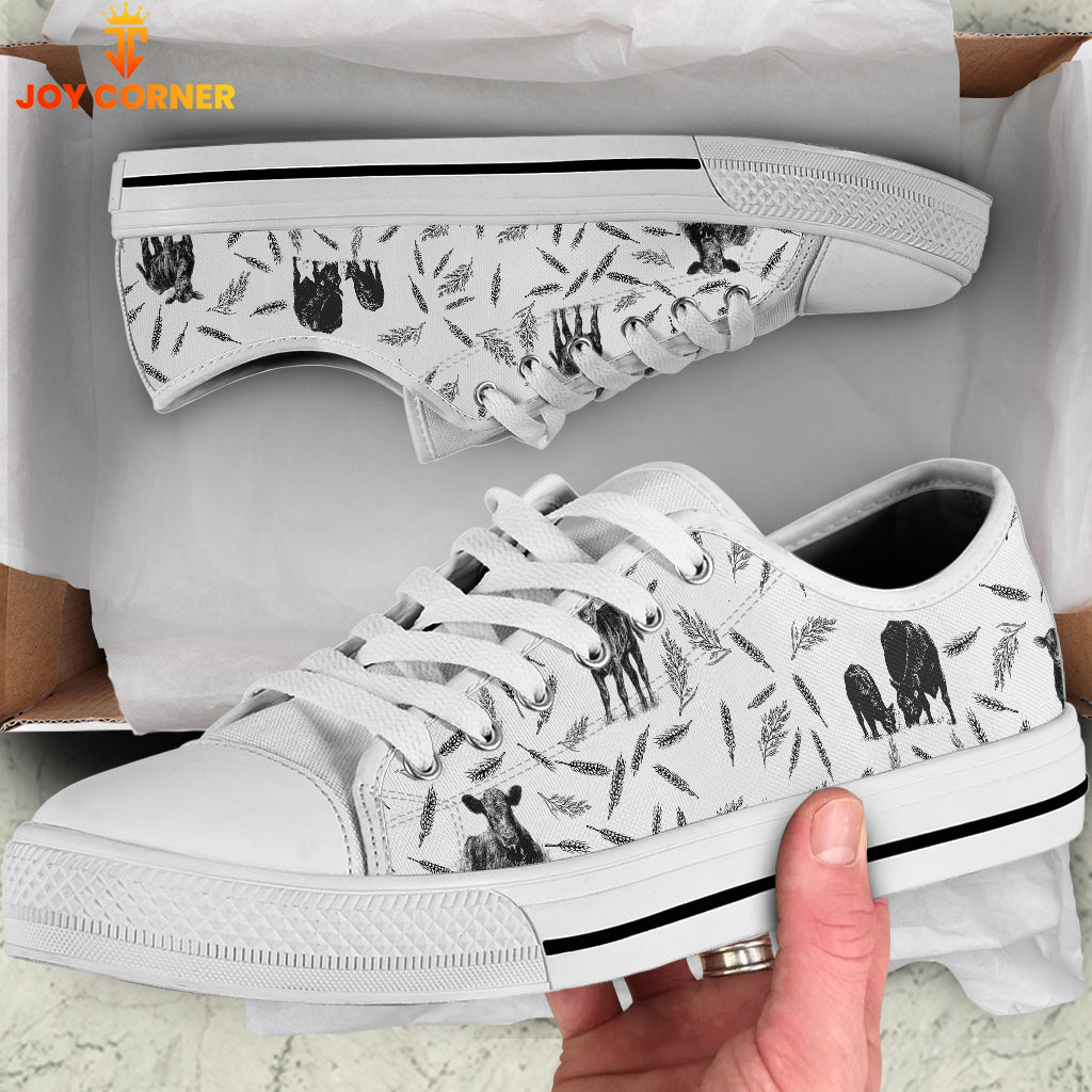 Uni Black Angus Pattern Shoes – UniJames