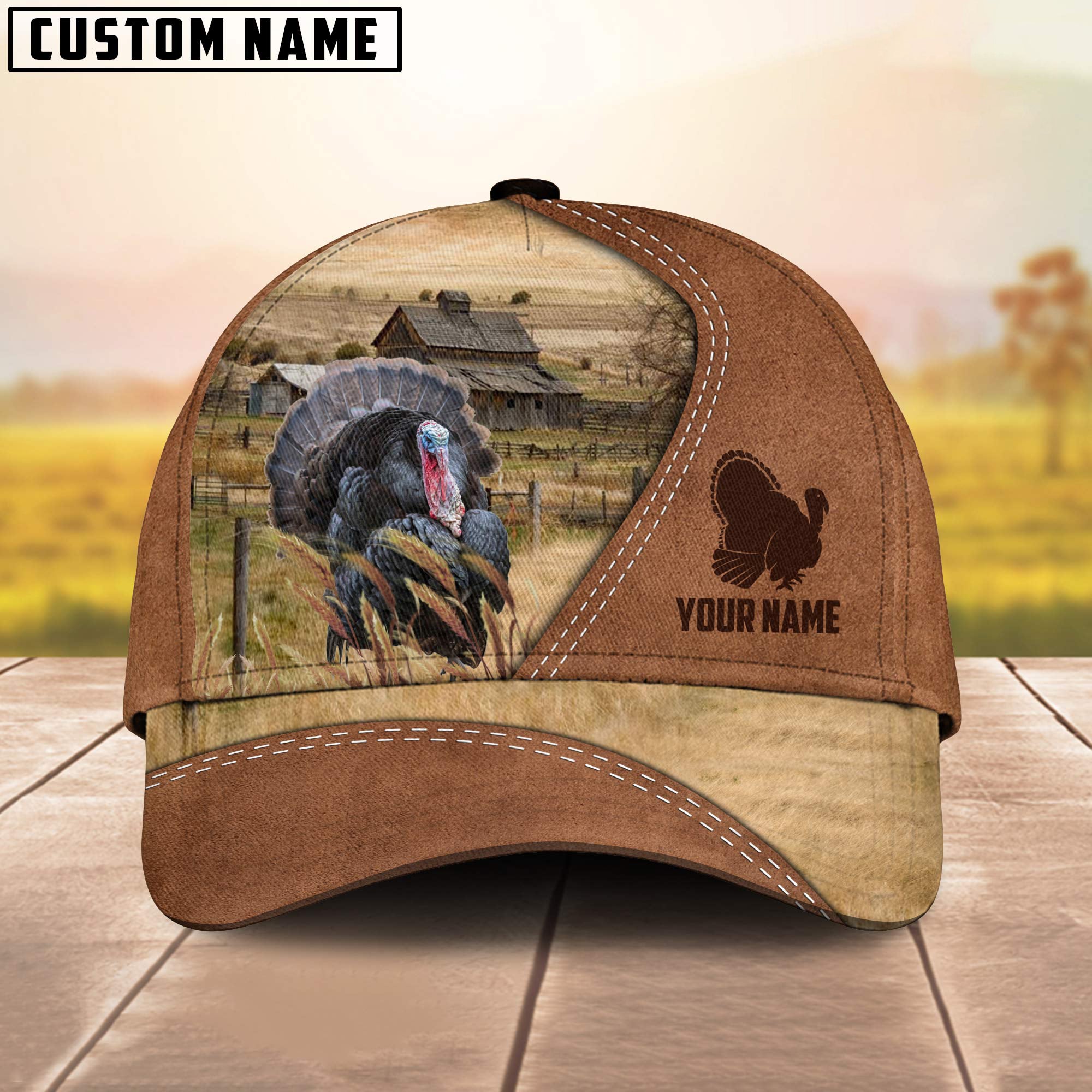 Uni Custom Name Turkey Brown Cap – UniJames