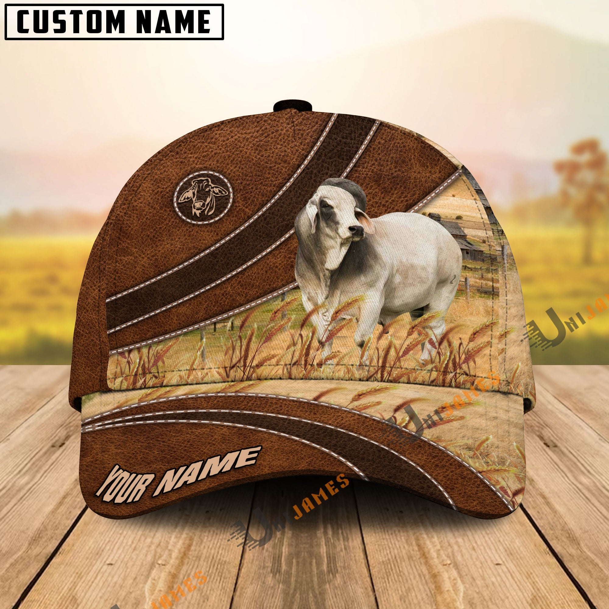 Uni Brahman Cool Farming Customized Name Cap – UniJames