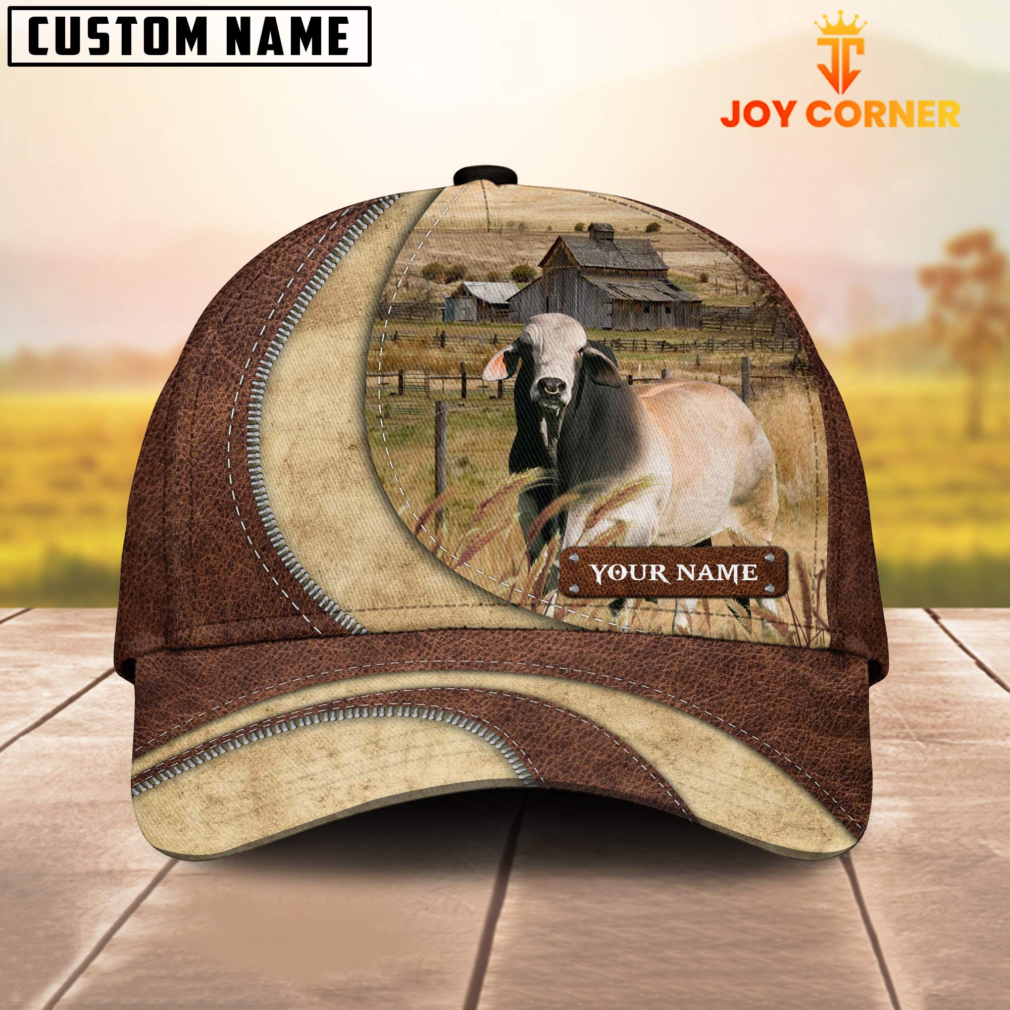 Uni Brahman Customized Name Farm Barn Cap – UniJames