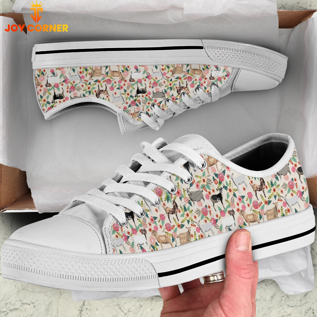 Uni Goat Flower Pattern Shoes – UniJames