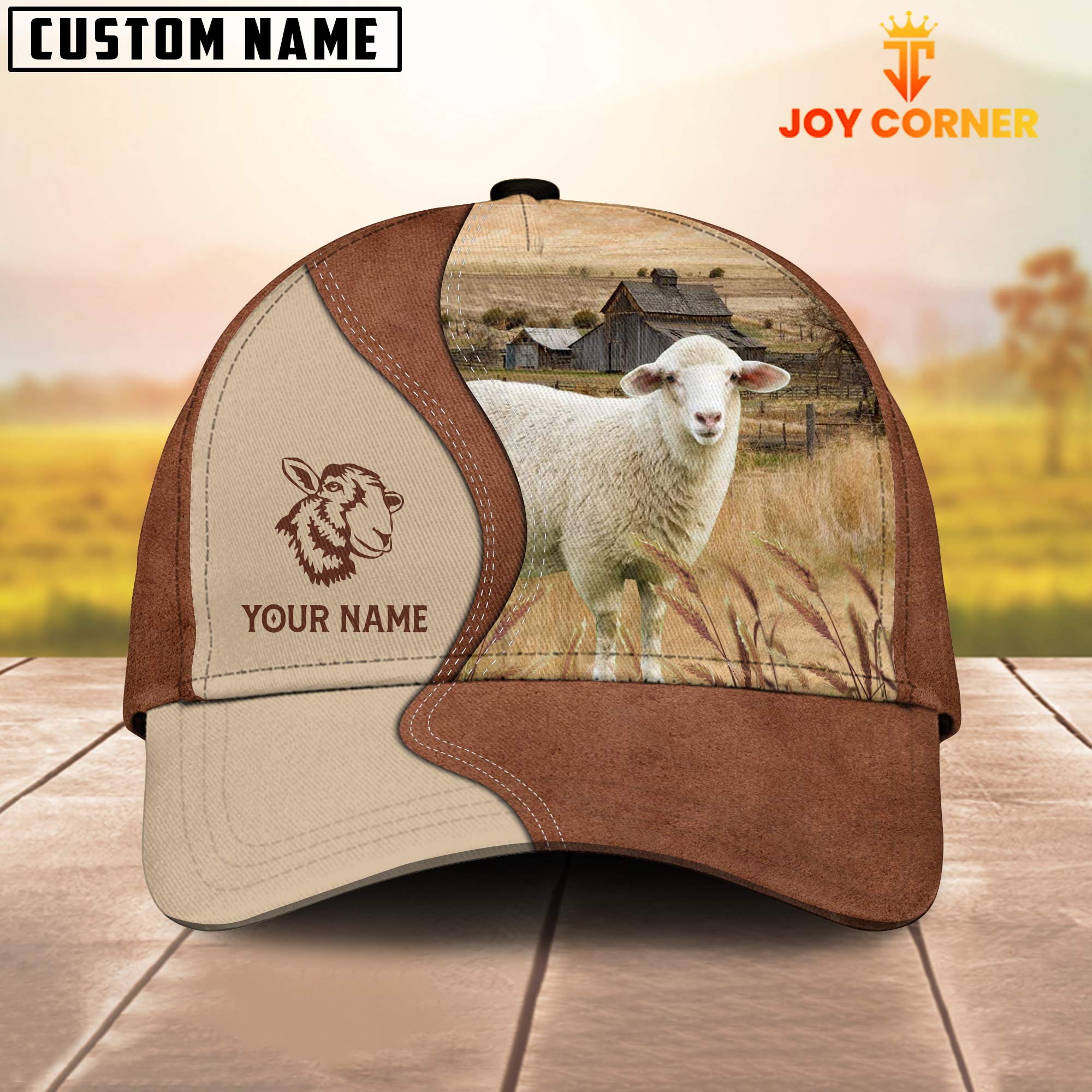 Uni Sheep Customized Name Choco Cap – UniJames