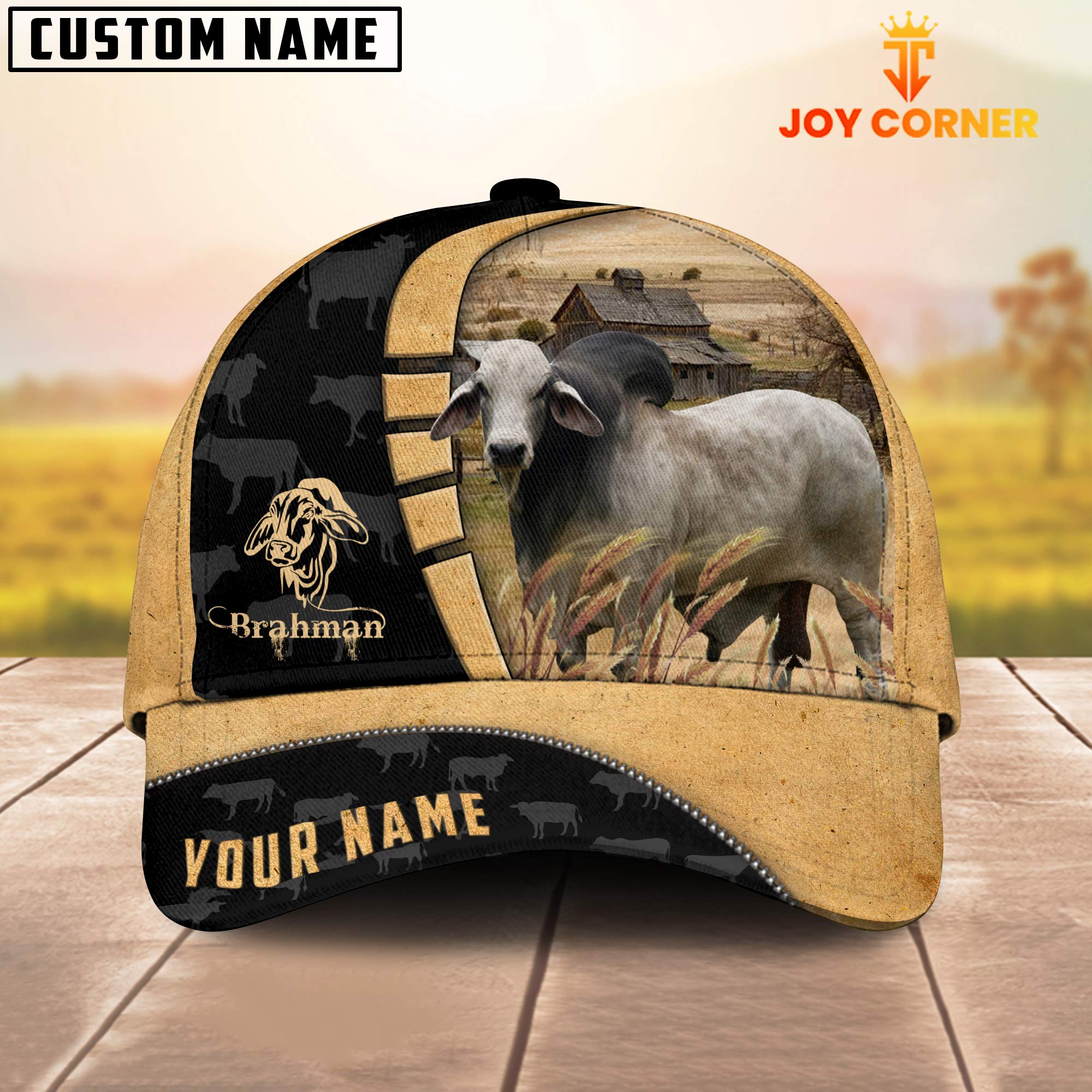 Uni Custom Name Brahman Cattle 3D Cap – UniJames