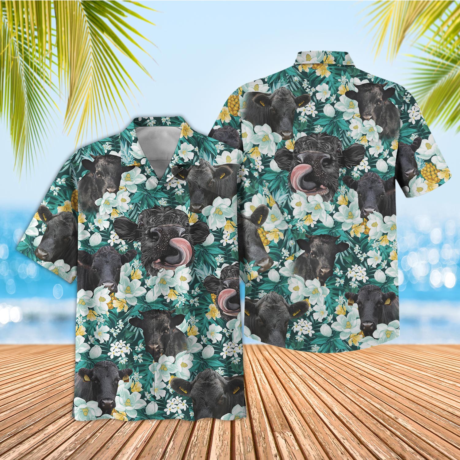 Unique Dexter Floral Blue Summer 3D Hawaiian Shirt – UniJames
